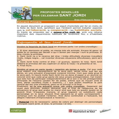 Sant jordi primaria i secundaria | PDF