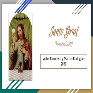 El santo grial | PPTX