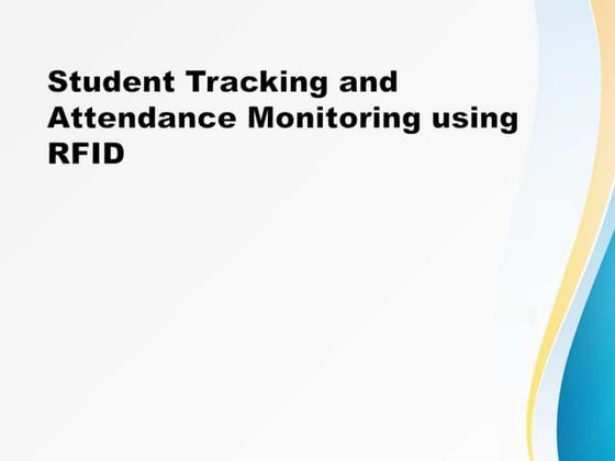 Rfid based attendance system using arduino (1) | PDF | Computer ...