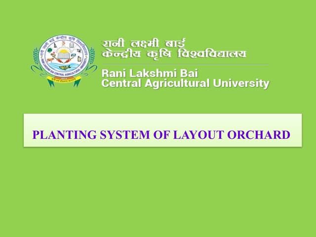 System of planting and types | PPTX