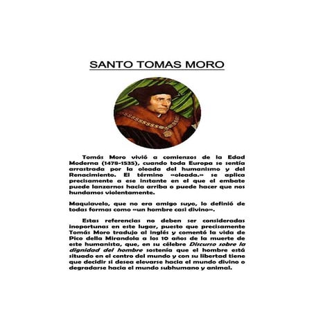 Biografia de Tomas Moro y la educación .pptx
