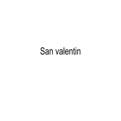 San Valentin | PPT