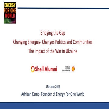 Shell Alumni Network Webinar /15th June Imagine the Future | PPT