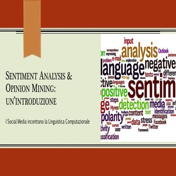 Sentiment Analysis & Opinion Mining | PDF