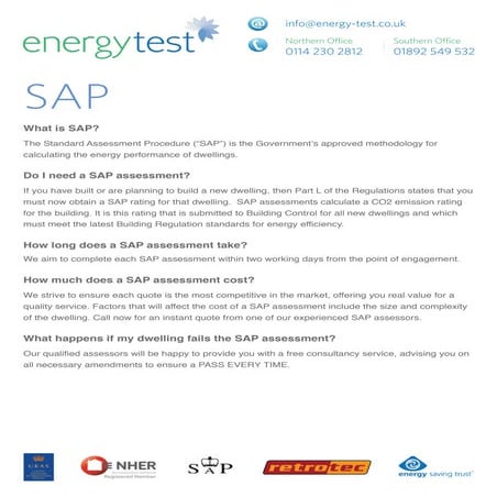 Sap calculations & epc's | PPT