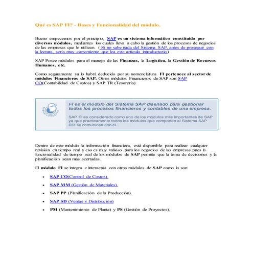 Manual SAP | DOCX