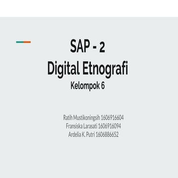 Etnografi digital_kelompok 1_Maulia Ditriya | PPTX