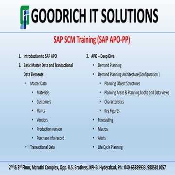 Sap apo | PPTX