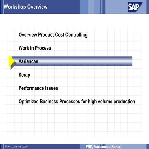 SAP - CO-PA Variance Analysis in SAP.PPT