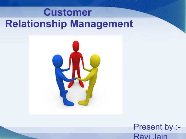 Customer Relationship Management (CRM) Presentation | PPTX