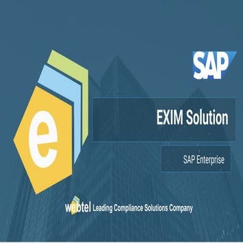 SAP-EXIM-Solution for import and export.pptx