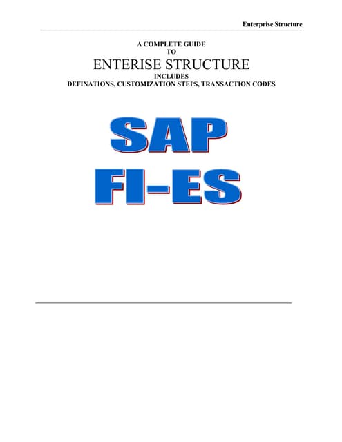 Components of enterprise_structure | PPT | Business | Business and Finance