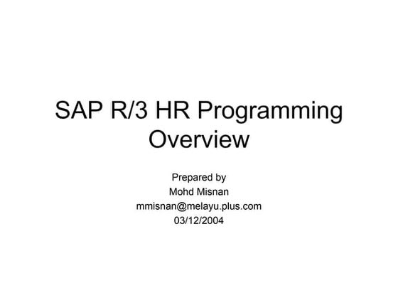 Queries in SAP: Introduction | PPT