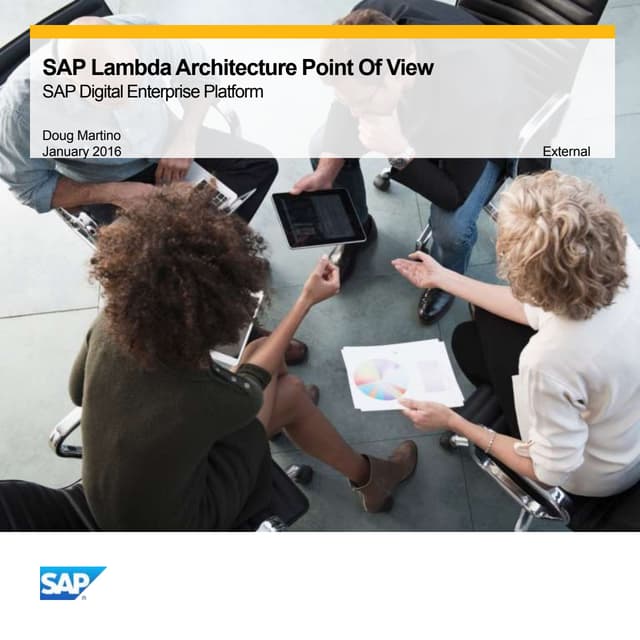Sap Lambda Architecture Point Of View Pdf 6619