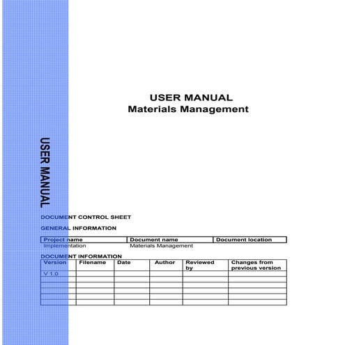 Sap Mm End User Manual Pdf