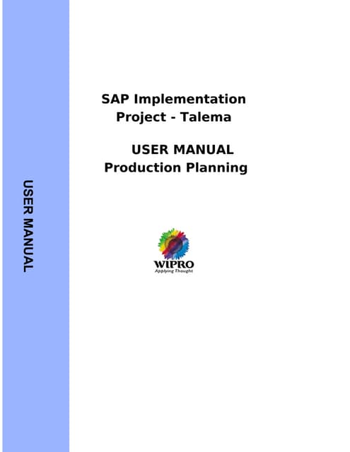 Sap Pp User Manual Pdf Computing Technology And Computing