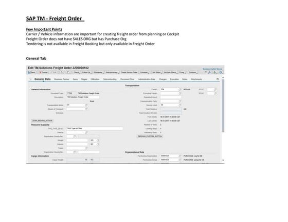sap transportation management understanding freight unit | PDF