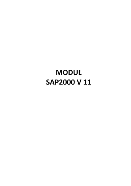PEMODELAN STRUKTUR DENGAN SAP 2000.pptx