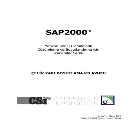 Sap2000 6 | PDF