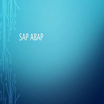 Sap Abap Ppt