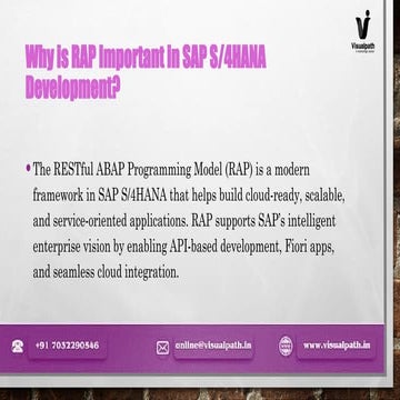 SAP ABAP RAP Training | SAP ABAP RAP Course in Hyderabad.pptx