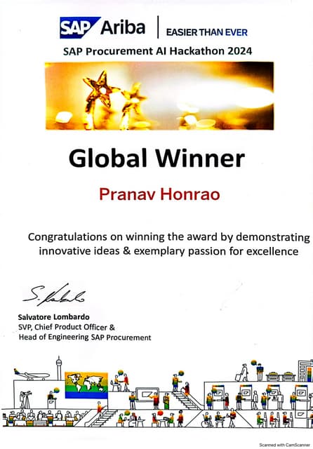 Sap Procurement Ai Hackathon 2024 Global Winnerpdf