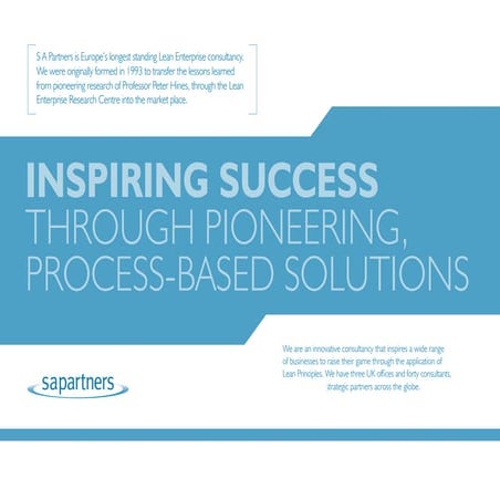 S A Partners Brochure | PDF