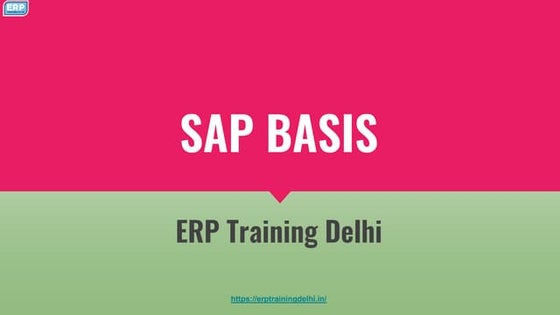 Sap basis ppt | PPTX