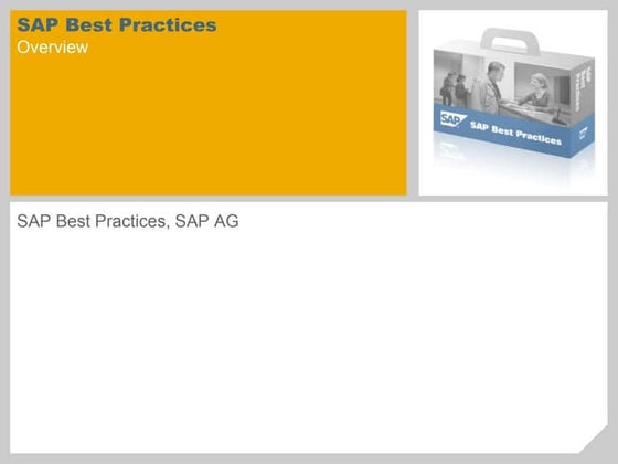 SAP Technical Modules: Features and Benefits | PPT