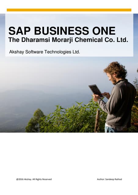 Standard Purchase process with accounting in sap b1 | PDF