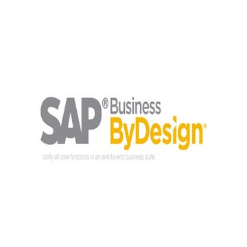 SAP ByDesign Development | PPT