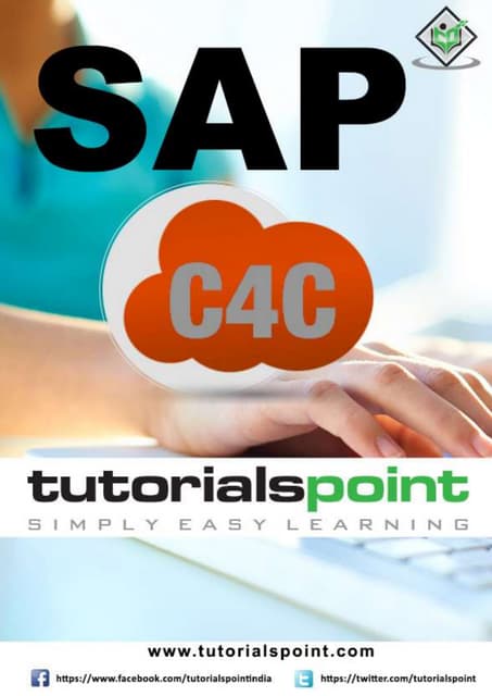 Sap C4c Tutorial Pdf Computing Technology And Computing 7310