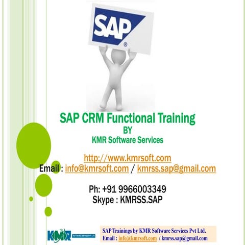 Sap Crm Functional Overview Training Pdf