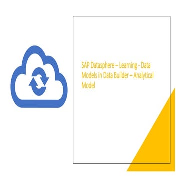 SAP Datasphere Theory Concepts for Freshers | PDF