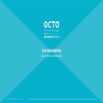 SAP Dreamzone - Data Platform Implementation | PPTX