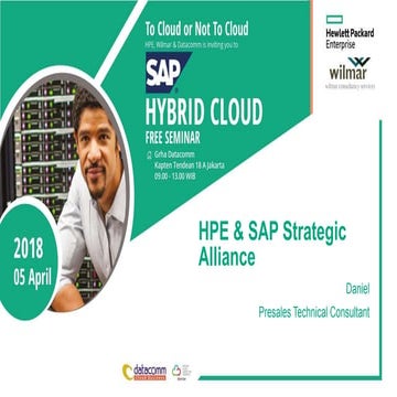 HPE and SAP Strategic Alliance | PPTX