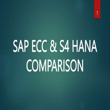 SAP ECC & S4 HANA PPT COMPARISON MM.pptx
