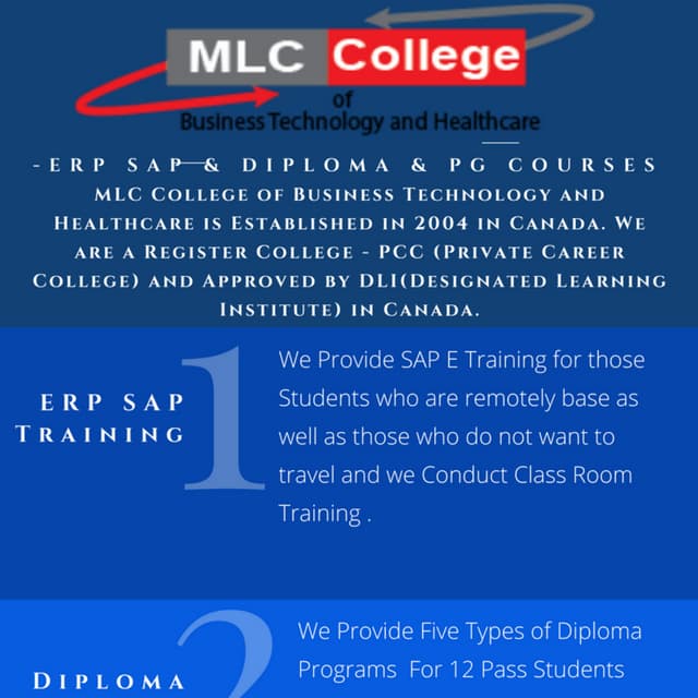 Sap e training study abroad program mlc college canada | PDF