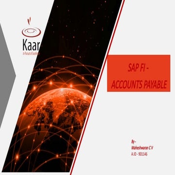 Sap Fi Accounts Payable Ap Presentation Pptx