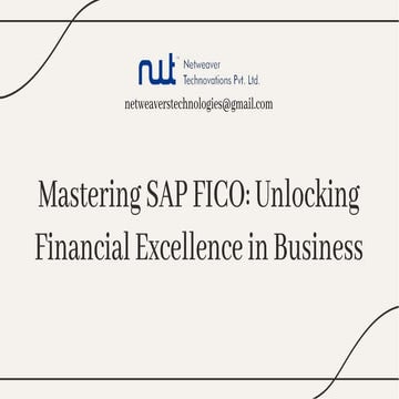 SAP FI/ CO : Introduction to SAP Courses | PPT