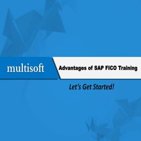 SAP FICO Training | PPTX