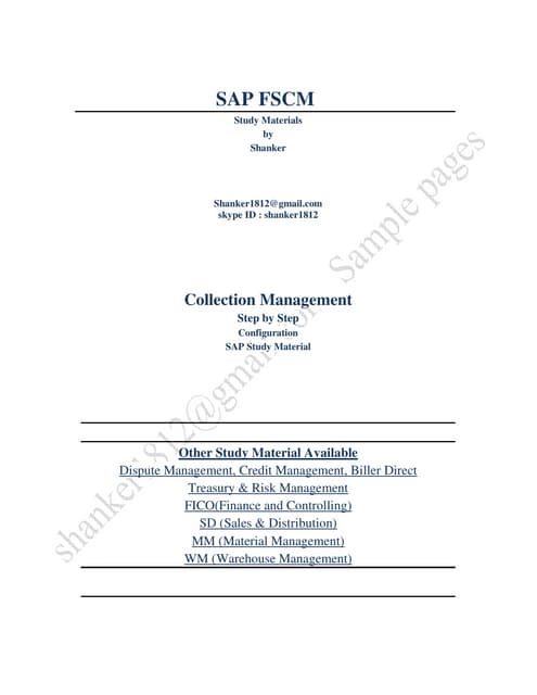 Sap funds management training | PPT | Business Accounting & Finance ...