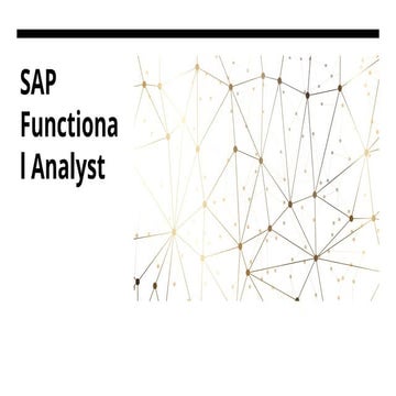 SAP Functional Analyst Sapsap sap sap sap | PPTX