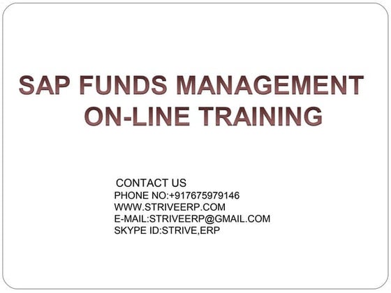 Sap cost center | PPTX