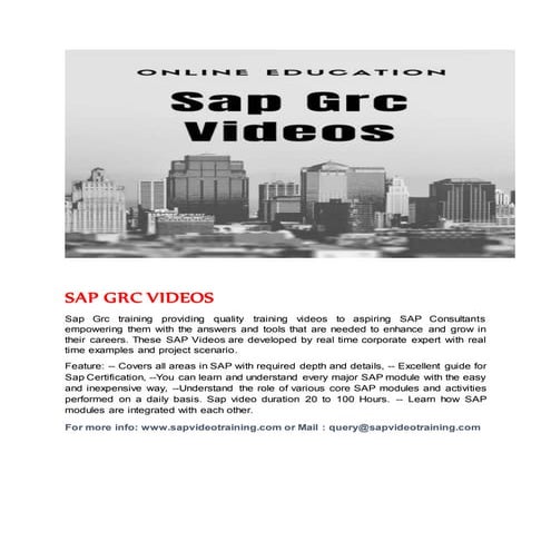 SAP GRC | PDF