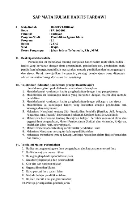 Ta'lim Muta'allim - Bab 3 - Memilih Ilmu, Guru, Teman, dan Tabah | PDF