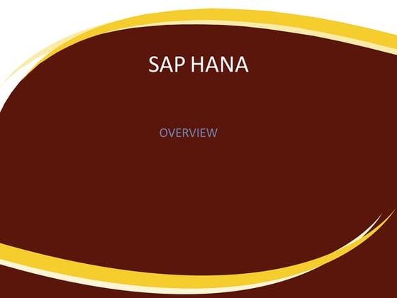 SAP S4 HANA | PPT