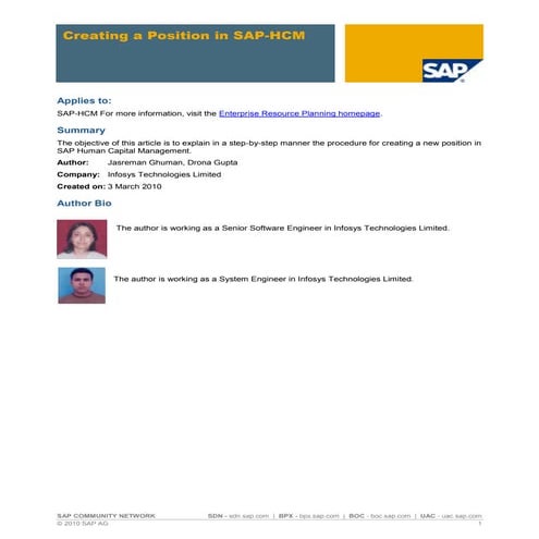 Sap Hr | PDF