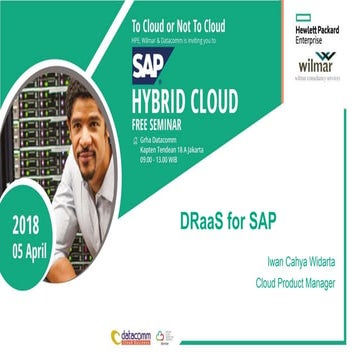 DRaaS for SAP | PPTX | Cloud Computing | Internet