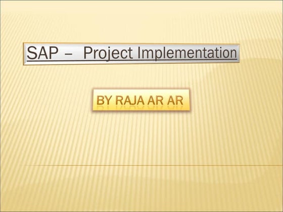 Asap methodology for implementation | PDF
